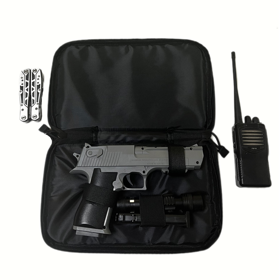 Tactical Gun Bag Handgun Pistol Waist Hand Bag Soft Padded Concealed ...