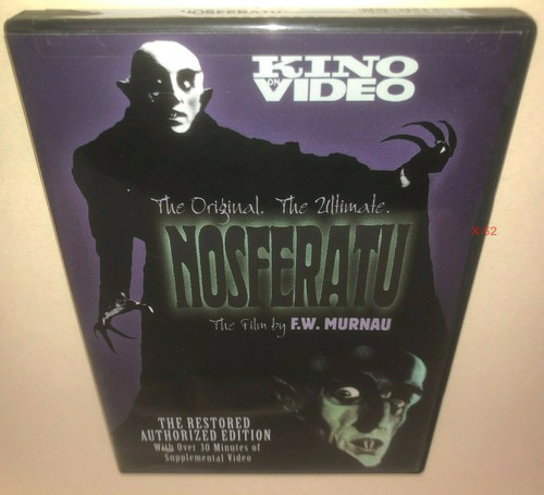 Nosferatu classic 1922 horror DVD restored version 30 minutes extra FW ...