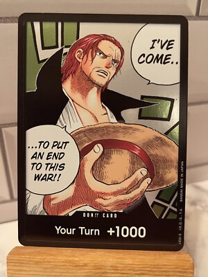 One Piece OP02 Paramount War Shanks Don!! Card English Near Mint | eBay