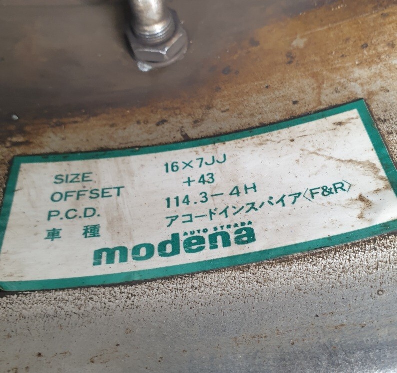 JDM 16" Modena Autostrada wheels for 240sx Honda crv prelude accord bb4 ...