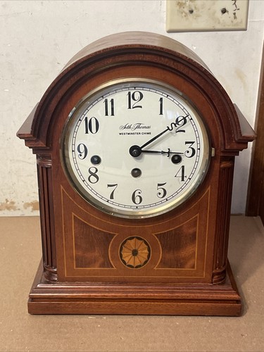 Vintage Seth Thomas Barrister Model Westminster Chime Inlaid Bracket ...