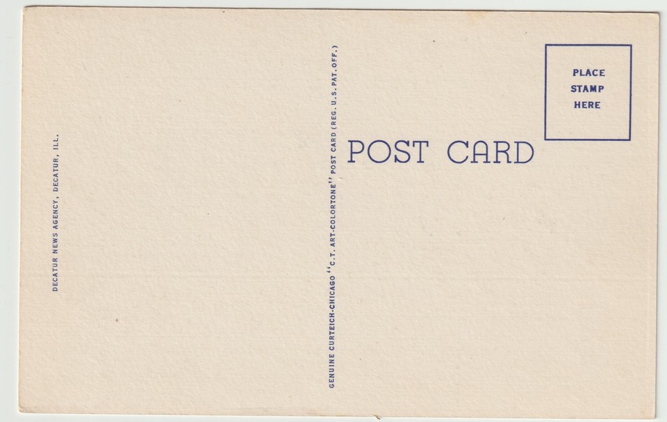 Undated Unused Postcard Macon County Building Decatur Illinois IL | eBay