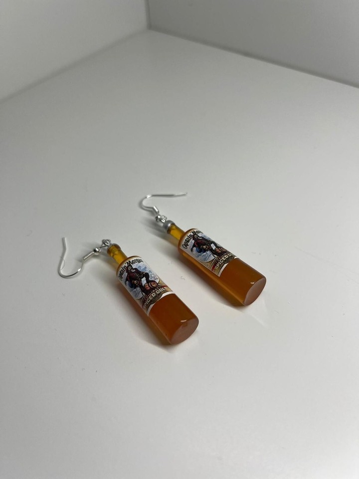 Ohrringe f. Captain morgan* Fans Mini Flasche Charm. 18. Geburtstag ...