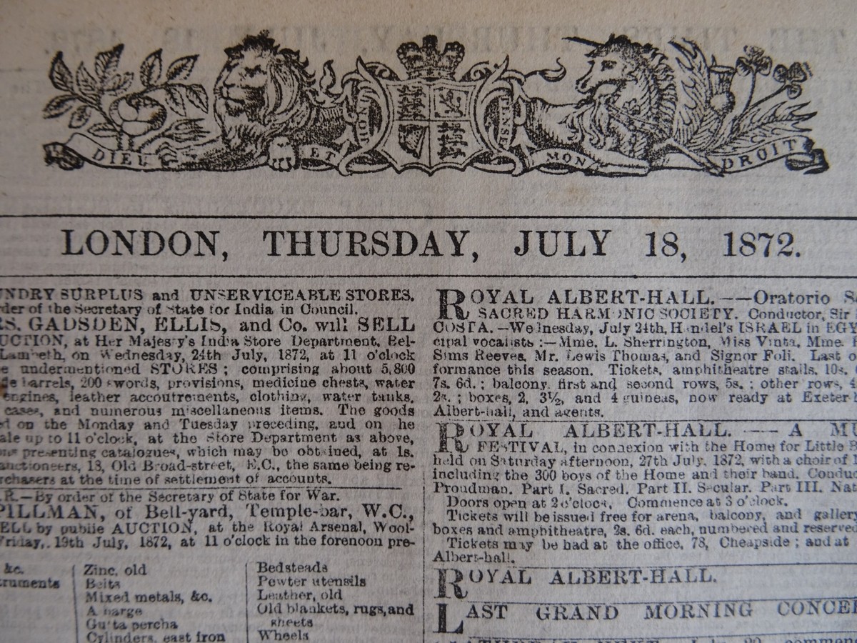 Victorian Era Newspaper Font 8681