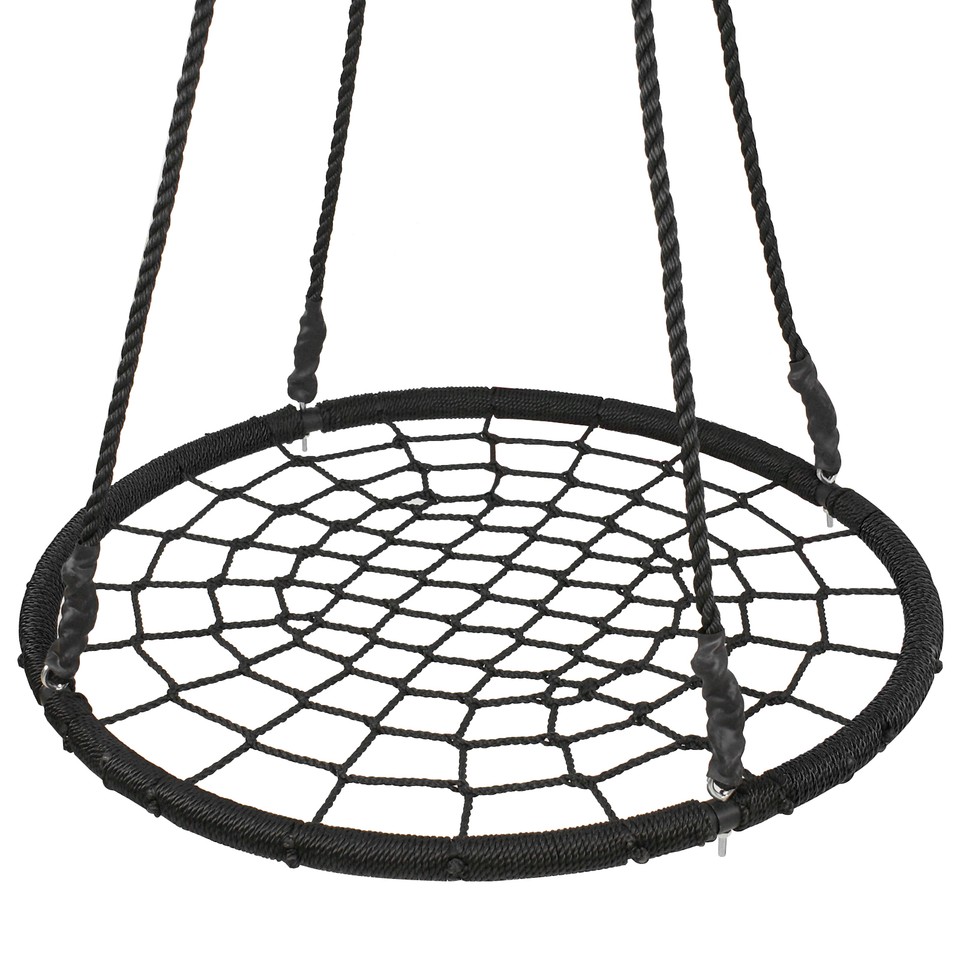 Round DURABLE Tree Web Spider Swing Net Platform Kids Play Set W ...