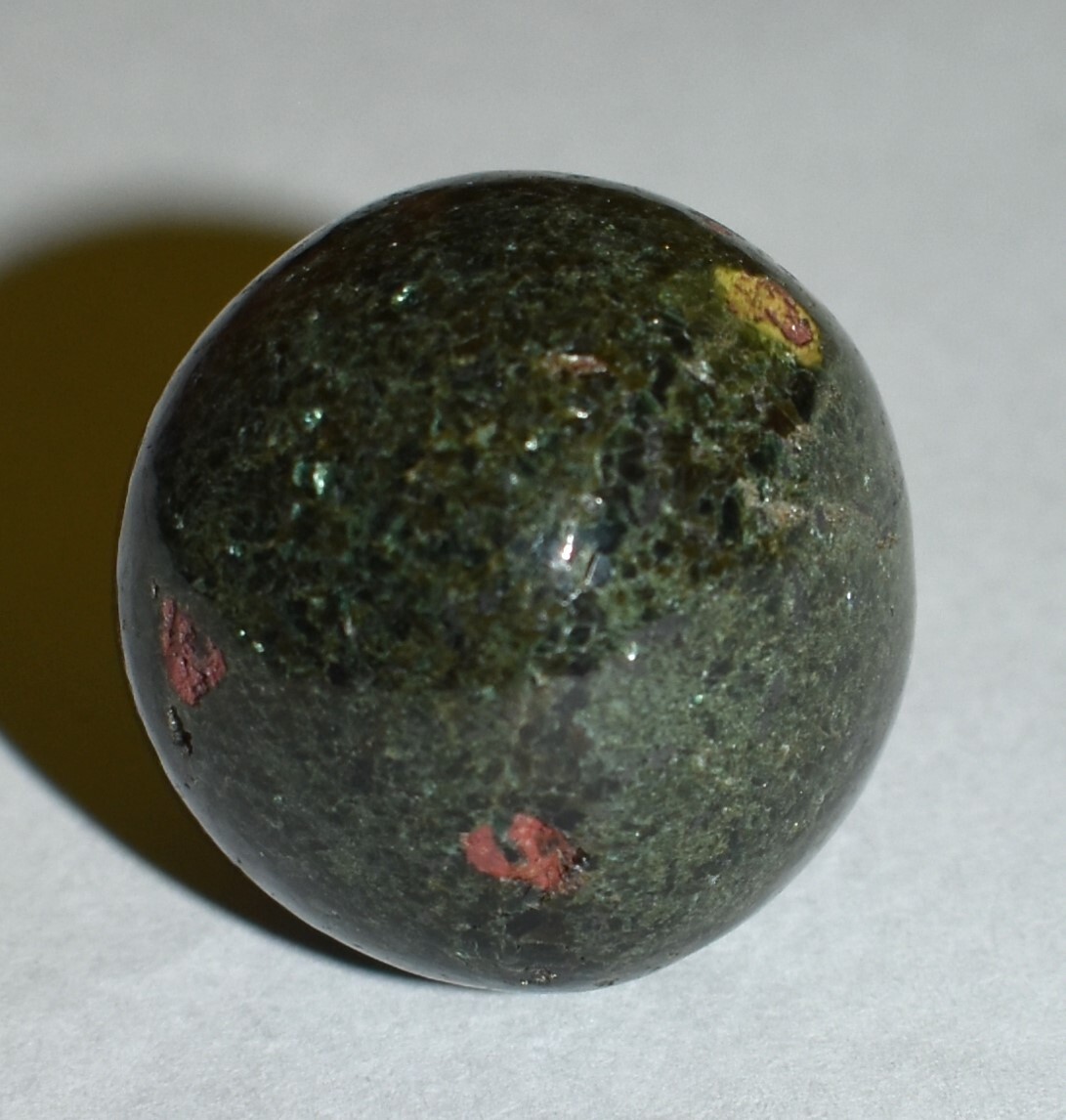 Green Stone Sphere Polished Natural Red Spotted Gemstone Crystal North ...