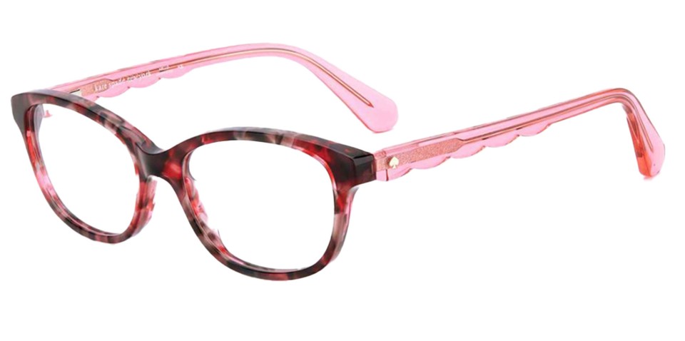 Kate Spade Jemma Girls Child Fit Soft Rectangle Eyeglass Frames | eBay