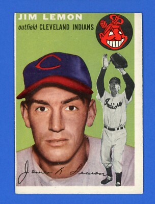 1954 Topps #103 Jim Lemon RC Rookie VG-EX Cleveland Indians | eBay