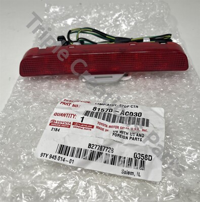 Toyota Genuine 81570-AC030 Lamp Assy Center Stop 81570AC030 OEM | eBay
