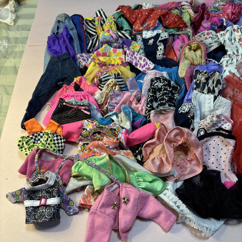 Vintage Barbie doll clothing outfit dress lot Superstar 1980s 1990s ...