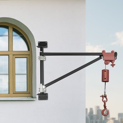 Wall Mount Crane Bracket, Alloy Steel Hoist Bracket, Crane Swing Arm ...