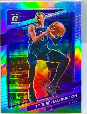 Tyrese Haliburton 2021-22 Optic Basketball Silver Holo Prizm Refractor ...
