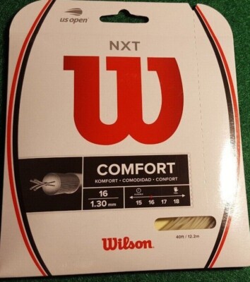 NEW WILSON NXT 16 (1.30) TENNIS STRING!!! WHITE PACK!!! | eBay