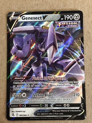 Pokémon TCG Genesect V Fusion Strike 185/264 Holo Ultra Rare | eBay