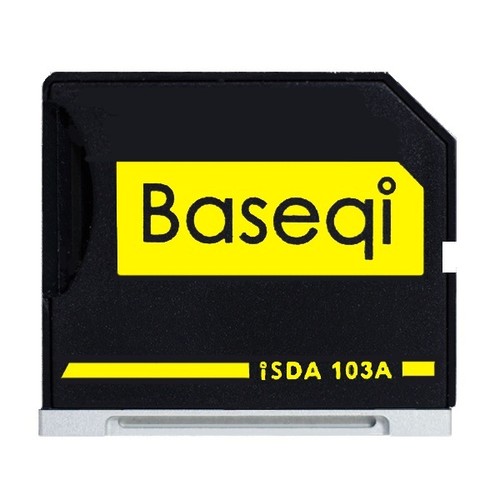 BASEQI 103A Aluminum 100% Hidden microSD Adapter for MacBook Air 13 ...