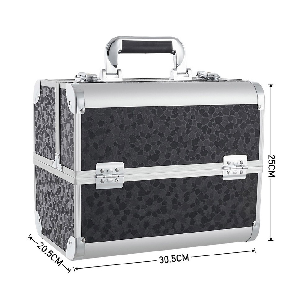 Extra Large Vanity Case Beauty Box Make up Cosmetic Nail Storage ...