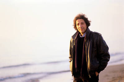 Italian singer songwriter & actor Giorgio Gaber posing by sea - 1983 ...