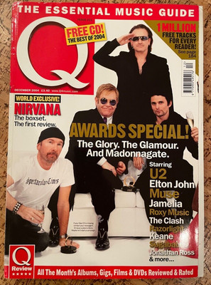 Q British Music Mag • U2 • Elton John • MUSE • The Clash • Razorlight ...