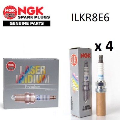 NGK LASER IRIDIUM SPARK PLUGS x 4 - ILKR8E6 / 1422 | eBay