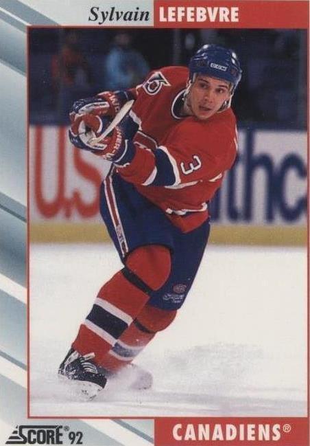 1992-93 Score - Sylvain Lefebvre #405 for sale online | eBay