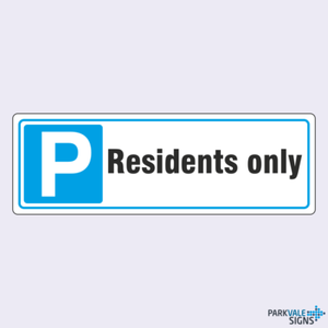 Parking Residents Only Sign | eBay