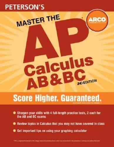 Master the AP Calculus AB & BC, 2nd Edition (Peterson's Ap Calculus ...
