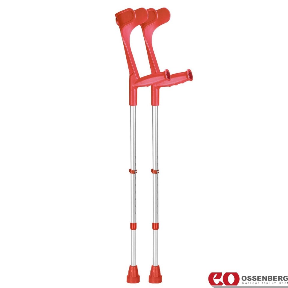 Ossenberg Classic Open Cuff Crutches | Large Range of Colours | Singles ...