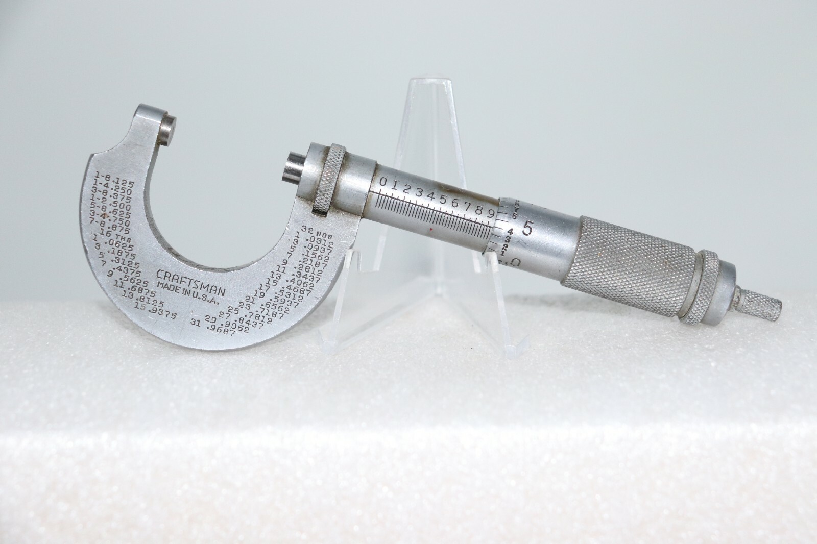 Vintage Sears Craftsman 0-1” Micrometer Made In USA 32nds./64ths. | eBay