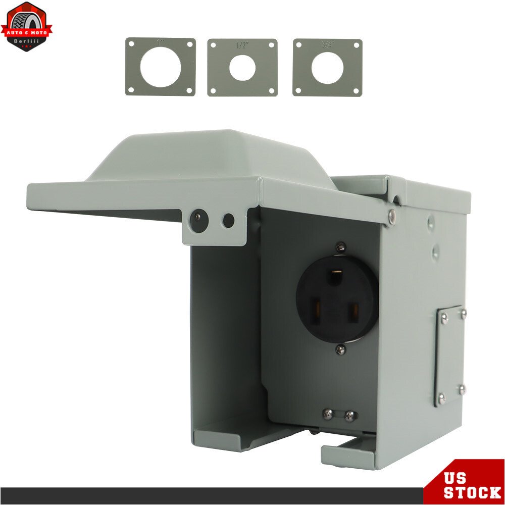 50A NEMA 250V 6-50R Power Outlet Panel Receptacle Electrical Power ...