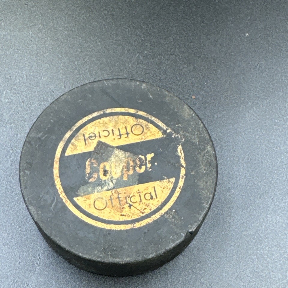 Cooper Official Ice Hockey Puck Vintage antique Old Canada | eBay