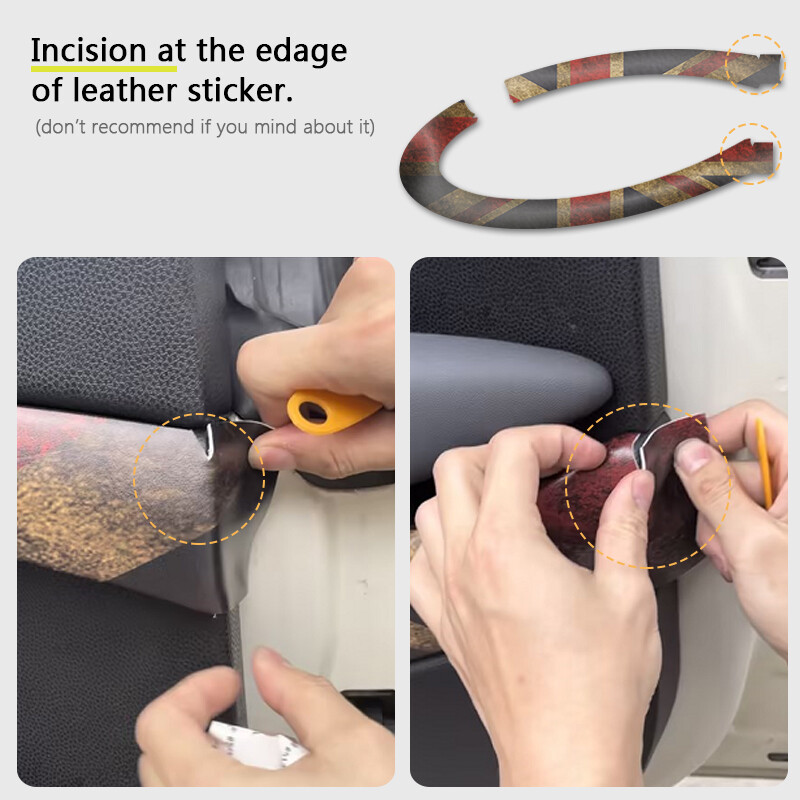 Car Door Panel Leather Sticker for MINI COOPER R55 R56 R57 R58 R59 ...