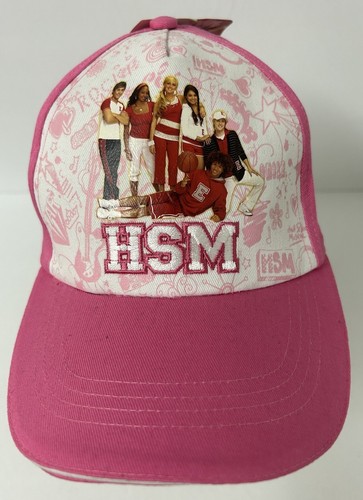 Disney High School Musical HSM Baseball Pink Red Blue Cap/Hat Kids One ...