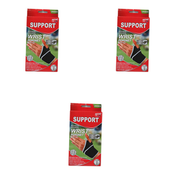 Instant Aid By Purest Wrist Support (Pack Of 3) 312918 | eBay