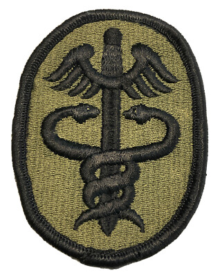 Vietnam Era U.S. Army Health Services Command Subdued Merrow Edge Patch ...