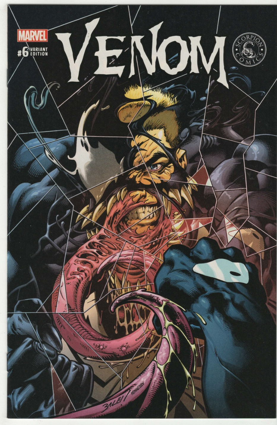 Venom #6 (2017) Mark Bagley - Scorpion Comics - Return of Eddie Brock ...