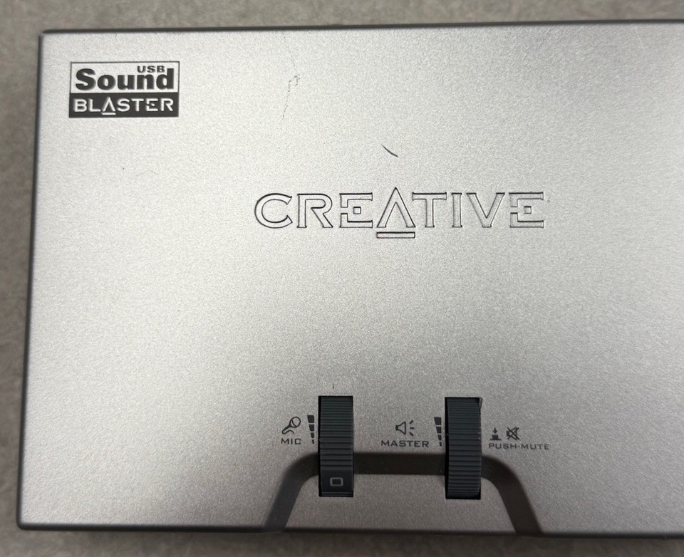 Creative Labs Live 24-bit External Sound Blaster Model SB0490 Silver ...