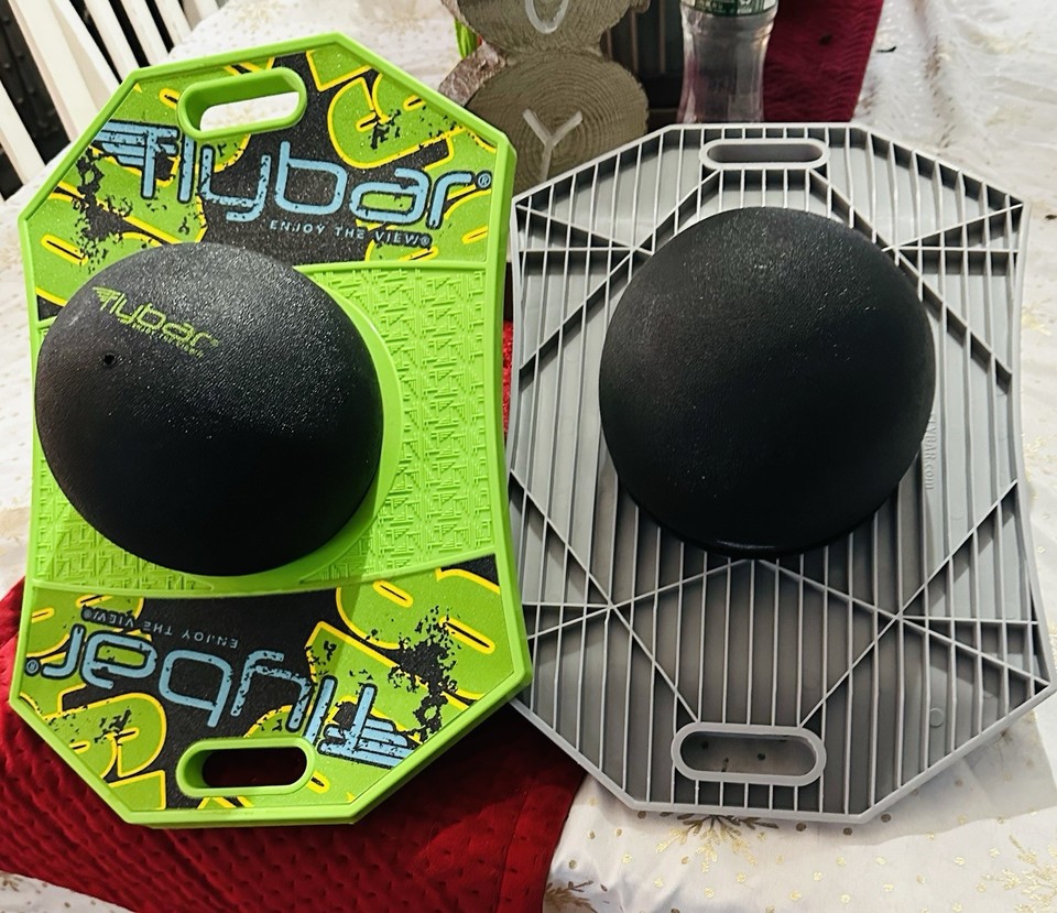 Flybar Pogo Ball Jump Trick Bounce Pogo Board - Green & Black, Blue ...