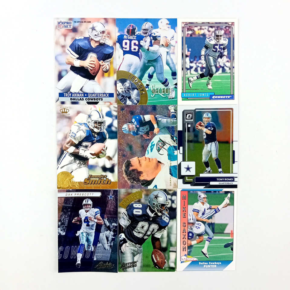 55x Dallas Cowboys American Football Card Lot Vintage NFL Mixed Years ...