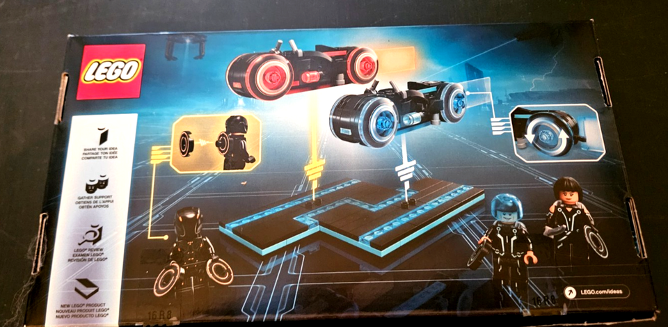 LEGO Tron: Legacy Lightcycle 21314 100% Complete W/ Box, Manual ...