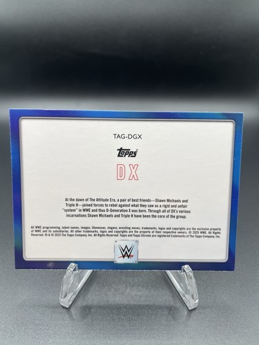 2025 WWE Topps Chrome Tag Team DX #TAG-DGX Triple H, Shawn Michaels | eBay