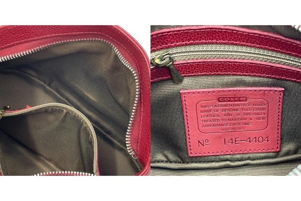 COACH/Old Coach 4404 Leather Shoulder Bag Made in Italy | eBay