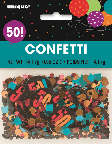 50 Birthday Cheer Confetti (14g) Pk 1 | eBay