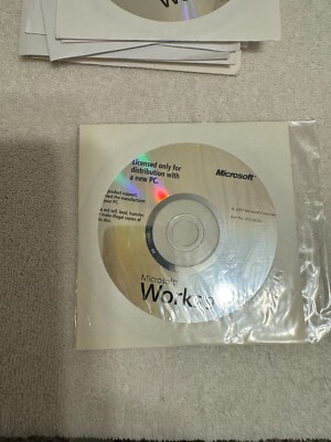 Microsoft Works 9 Installation CD 9.0 2007 | eBay