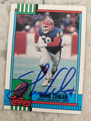 Shane Conlan signed BUFFALO BILLS card 1990 Topps | eBay