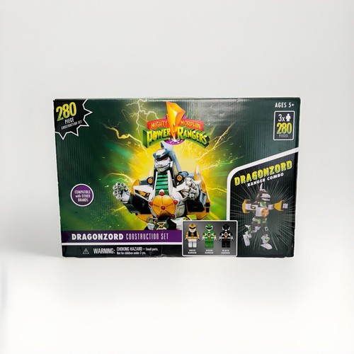 Mighty Morphin Power Rangers DRAGONZORD Construction Set 280 Pcs 3 Mini ...