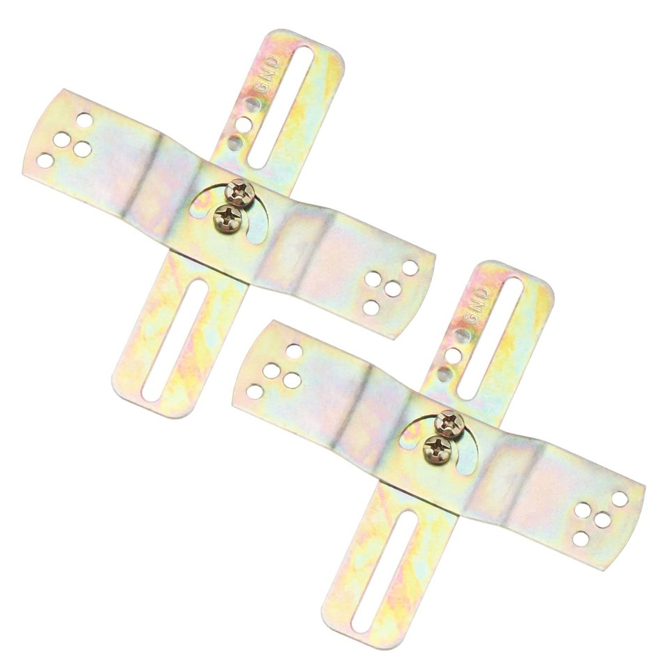 2 Pack Light Fixture Mounting Brackets Adjustable Mounting Plates Light ...