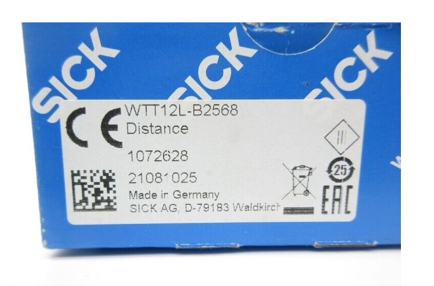 WTT12L-B2568 One SICK Photoelectric Sensor 1072628 WTT12L-B2568 US for ...