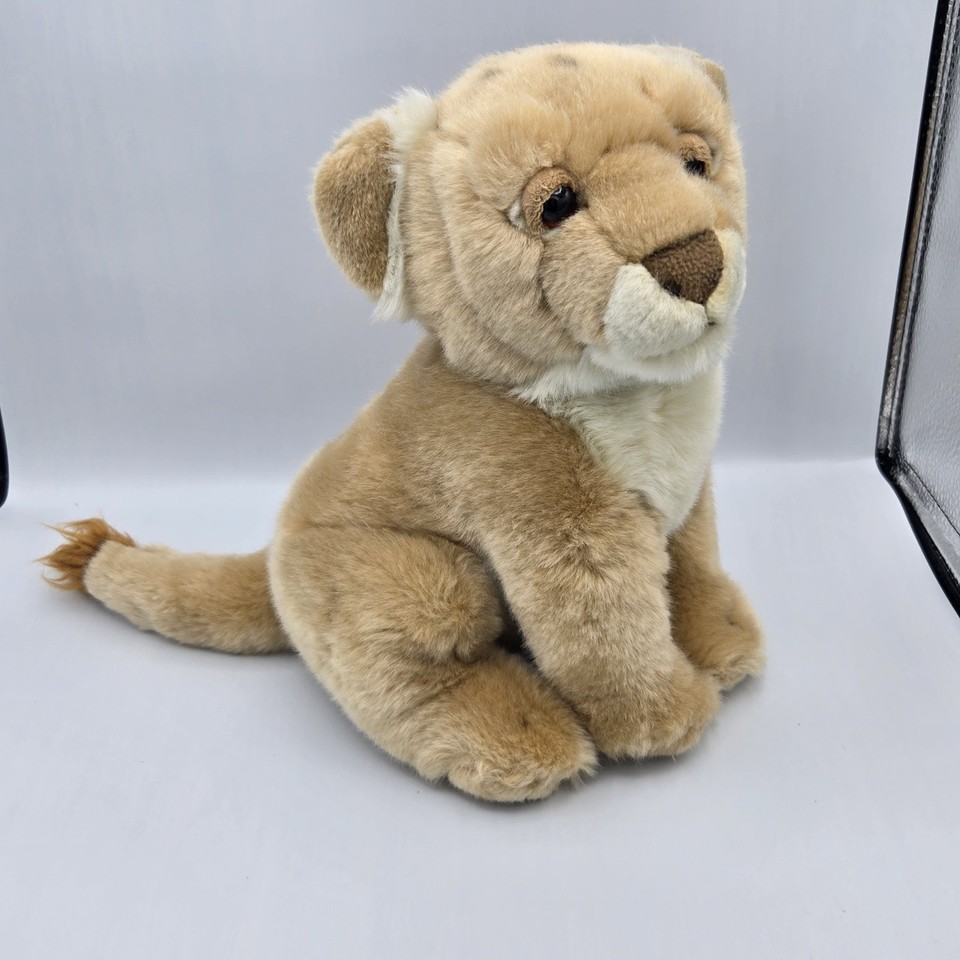 2013 SOS SAVE OUR SPACE - PLUSH LION CUB SITTING STUFFED ANIMAL TOY 10. ...