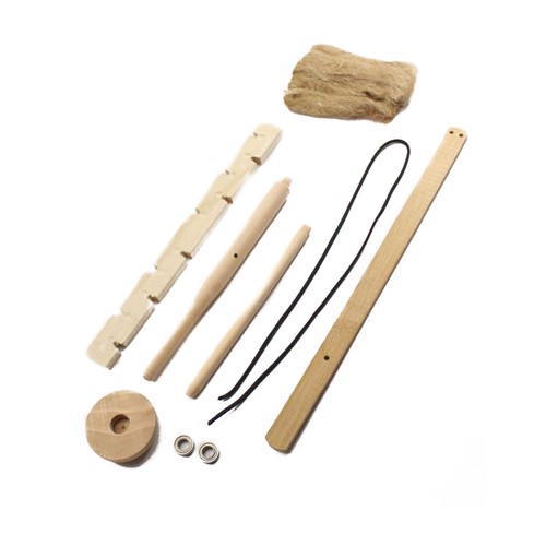 Outdoor Primitive Fire Starter Tool Wood Bow Drill Survival Friction ...