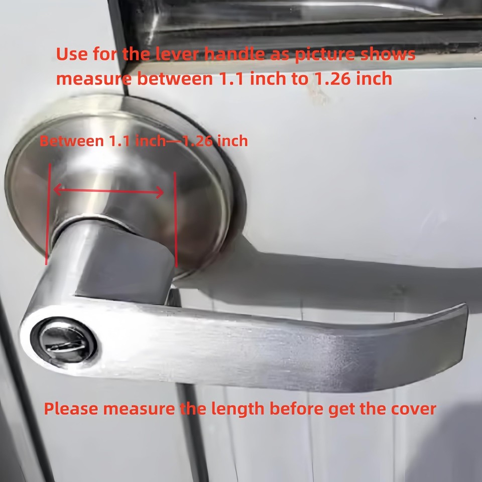 Keyed Door Handle Lockout Device Cover with Code to Disable Access to ...